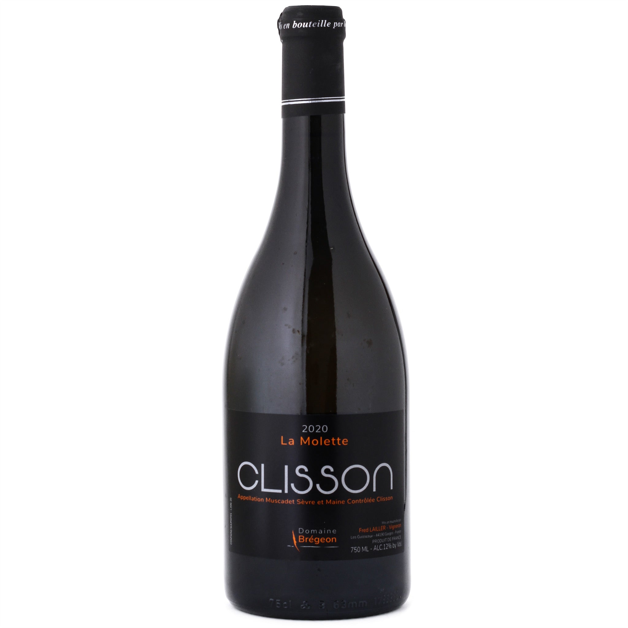 2020 Domaine Brégeon “La Molette” Muscadet Sèrve et Maine Clisson ...