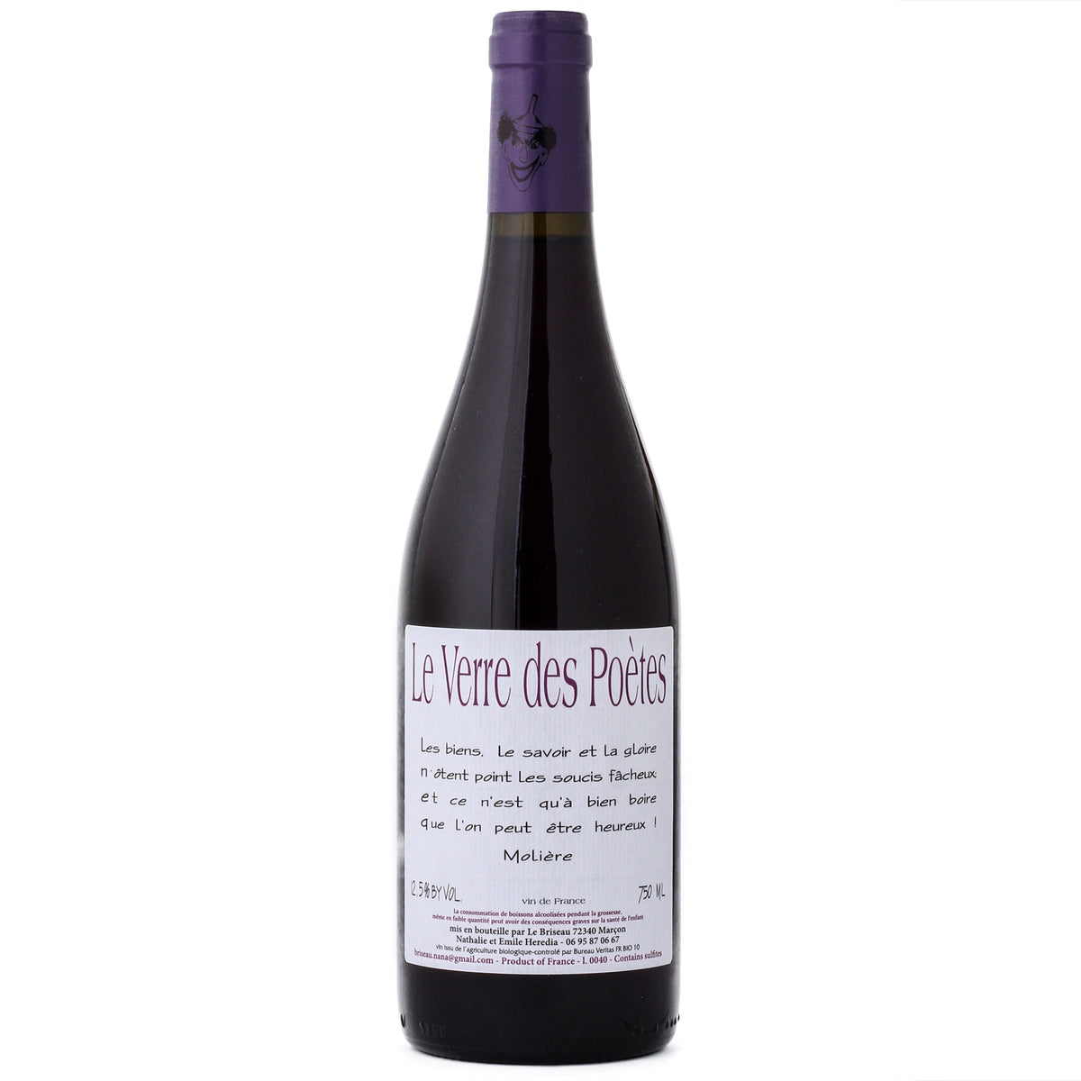 Domaine le Briseau “Le Verre des Poetes” Rouge NV – Golden Age Wine