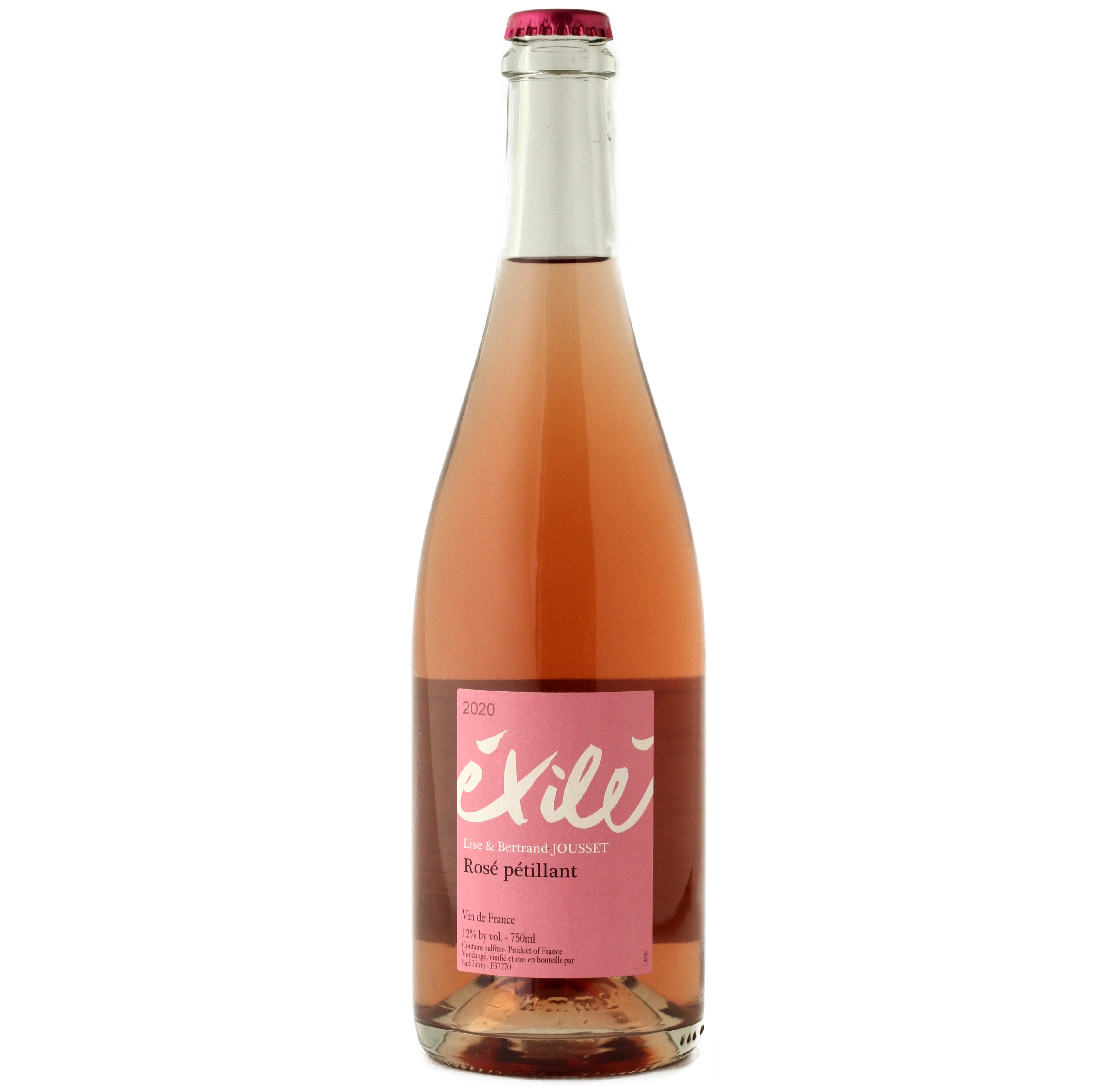 Domaine Jousset "Éxilé" Rosé Pét-Nat NV – Golden Age Wine